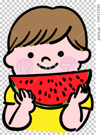 I like watermelon - Stock Illustration [54015598] - PIXTA