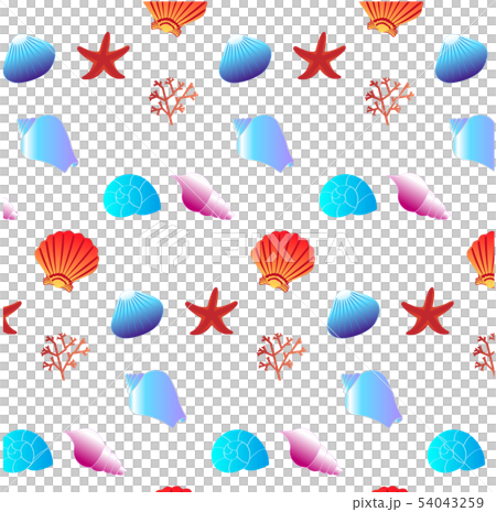 Shell pattern color - Stock Illustration [54043259] - PIXTA