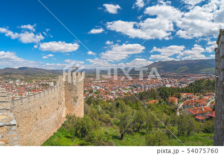 View of the Ohrid town as seen from the castleの写真素材 [54075760] - PIXTA