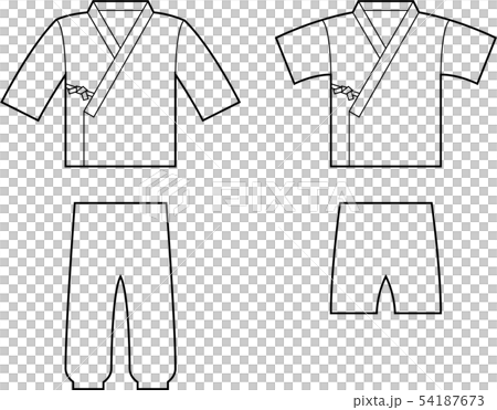 Working clothes line drawing - Stock Illustration [54187673] - PIXTA