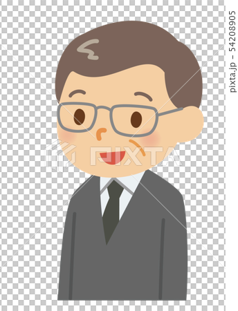 Suit uncle smile 1 - Stock Illustration [54208905] - PIXTA