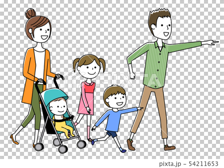Family second generation family - Stock Illustration [54211653] - PIXTA