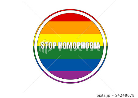 LGBT community sign on a white backgroundのイラスト素材 [54249679] - PIXTA