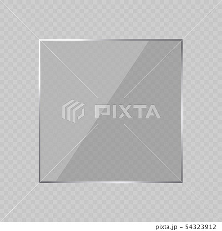 Glare glass frame . Vector illustrationのイラスト素材 [54323912] - PIXTA