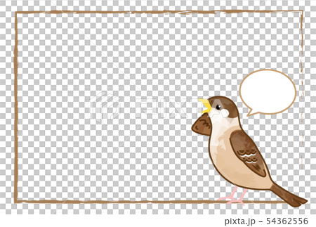 Sparrow frame - Stock Illustration [54362556] - PIXTA