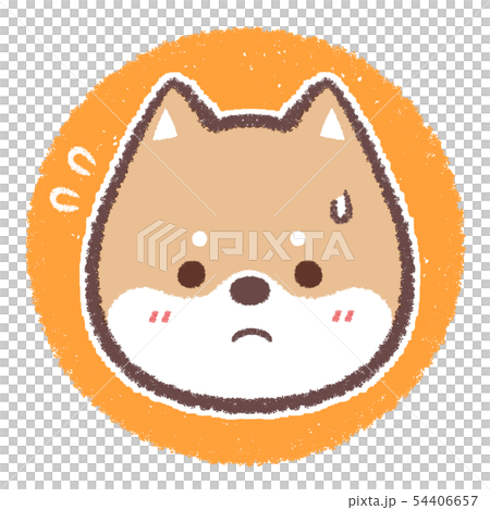 Heatstroke Mark Shiba Inu 2-Attention - Stock Illustration [54406657 ...