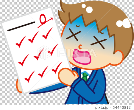 High school boy who got 0 points - Stock Illustration [54440812] - PIXTA