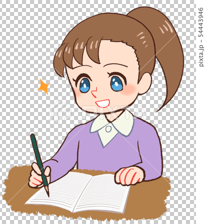 Children taking notes - Stock Illustration [54443946] - PIXTA