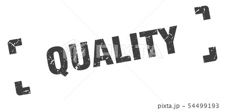 quality stamp. quality square grunge sign. qualityのイラスト素材 [54499193 ...