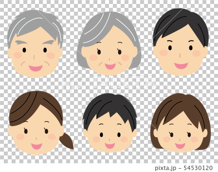 Third generation family - Stock Illustration [54530120] - PIXTA
