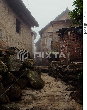 中国雲南省元陽・ 阿者科村 / Azheke Village, Yuanyang, Chinaの写真素材 [54622780] - PIXTA