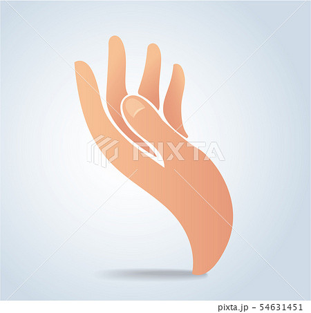 hands holding design vectorのイラスト素材 [54631451] - PIXTA