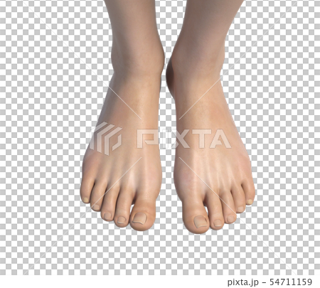 Women body parts series instep perming3DCG... - Stock Illustration ...