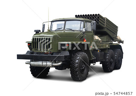 Soviet Multiple Rocket Launcher BM-21 Grad 122...の写真素材 [54744857] - PIXTA