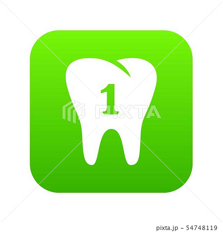 First tooth icon, simple styleのイラスト素材 [54748119] - PIXTA