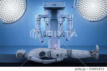 robot surgery maintenance ai cyborg .のイラスト素材 [54891651] - PIXTA