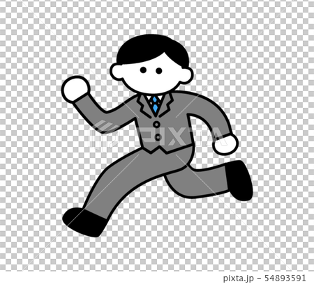 A man in a running suit (deformed) - Stock Illustration [54893591] - PIXTA