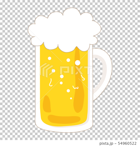 One cup of beer - Stock Illustration [54960522] - PIXTA