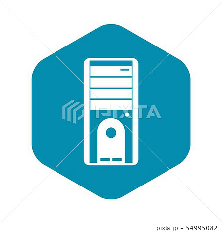 Computer system unit icon, simple styleのイラスト素材 [54995082] - PIXTA