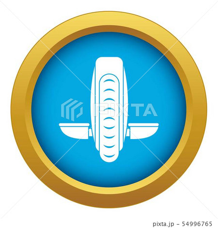 Balance vehicle icon blue vector isolatedのイラスト素材 [54996765] - PIXTA