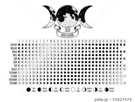 Full Moon Calendar Symbol