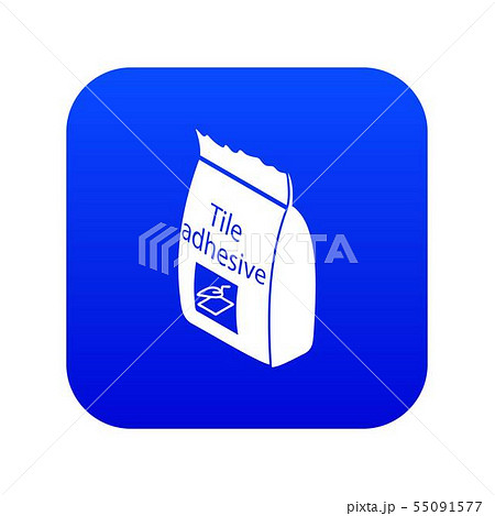 Tile adhesive icon blue vectorのイラスト素材 [55091577] - PIXTA
