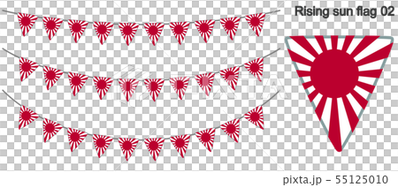 Garland vector data (bunting garland) of Asahi... - Stock Illustration ...
