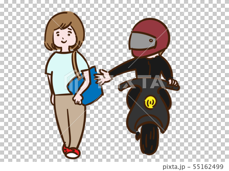 Snatching _ bike - Stock Illustration [55162499] - PIXTA