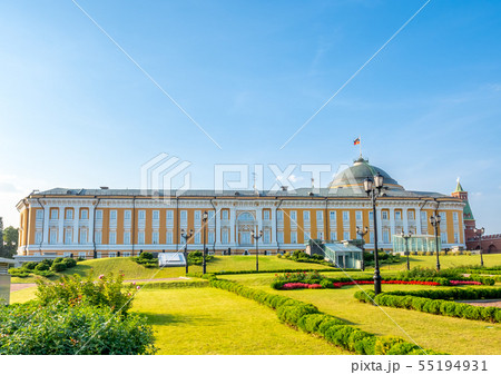 Kremlin senate building in Moscow, Russiaの写真素材 [55194931] - PIXTA