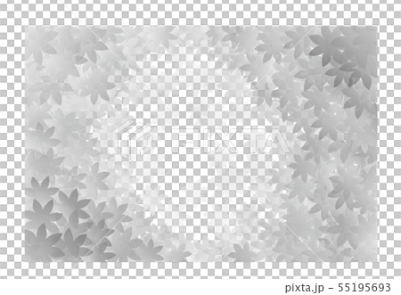 Autumn leaves gray watermark - Stock Illustration [55195693] - PIXTA