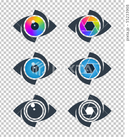 Abstract eye icons - Stock Illustration [55233908] - PIXTA