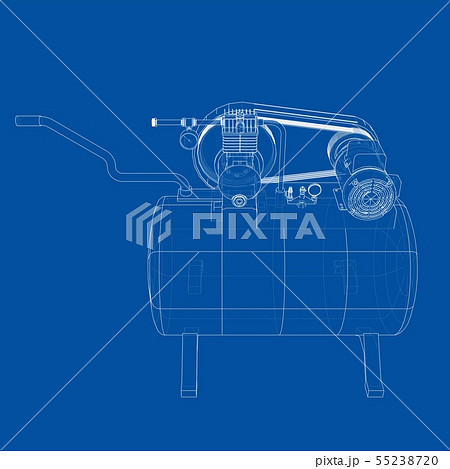 Air Compressor Cad Drawings Air Compressor 1Hp 50lt 3D Model