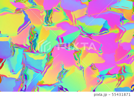 Abstract background with colorful flow and rippleのイラスト素材 [55431871] - PIXTA