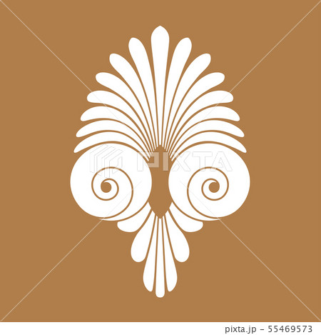 Ancient swirl greek ornament, vector andのイラスト素材 [55469573] - PIXTA