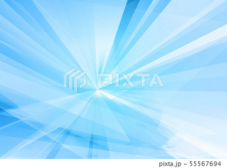 青の放射状のイラスト素材 [55567694] - PIXTA