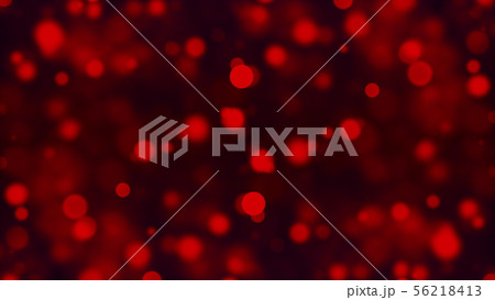 Bright red glowing bokeh, shallow depth of...のイラスト素材 [56218413] - PIXTA