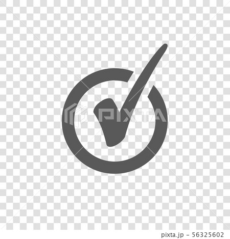 Check Mark Icon in Circle. Tick Symbolのイラスト素材 [56325602] - PIXTA