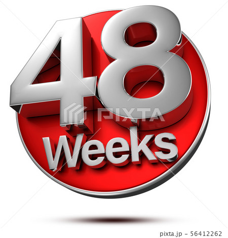 48 Weeks 3d.のイラスト素材 [56412262] - PIXTA