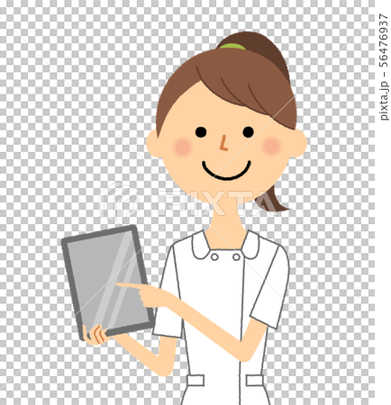 Nurse tablet - Stock Illustration [56476937] - PIXTA