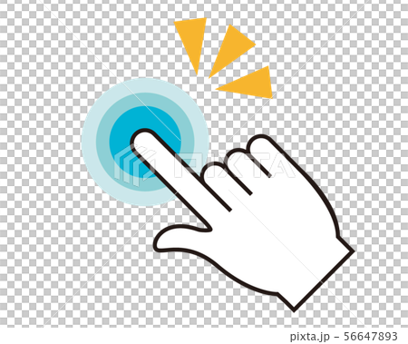 Finger click hand hand hand sign icon - Stock Illustration [56647893 ...