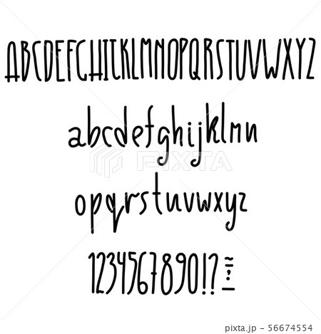 Simple Lettering Styles Alphabet
