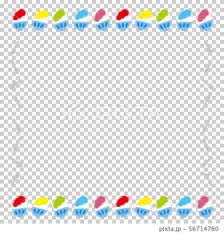 Shaved ice frame 1 - Stock Illustration [56714760] - PIXTA