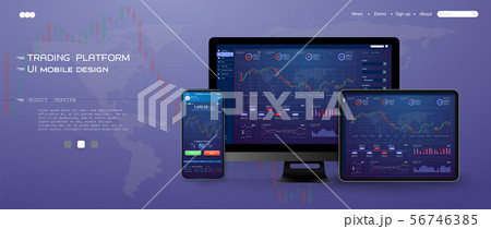 Trade UI, great design for any purposes. Trade のイラスト素材 [56746385] - PIXTA