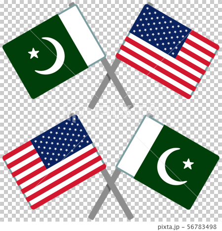 Pakistan and American Flag - Stock Illustration [56783498] - PIXTA