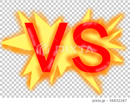 Explosion background Versus mark - Stock Illustration [56832267] - PIXTA