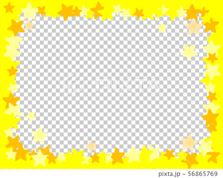 Star frame yellow - Stock Illustration [56865769] - PIXTA