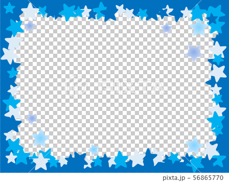 Star frame blue - Stock Illustration [56865770] - PIXTA