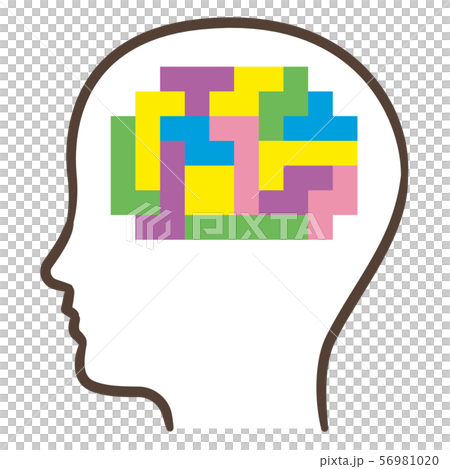 Brain block - Stock Illustration [56981020] - PIXTA