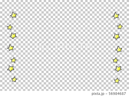 Hoshi moon frame - Stock Illustration [56984687] - PIXTA
