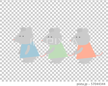 Rats playing a train - Stock Illustration [57044344] - PIXTA